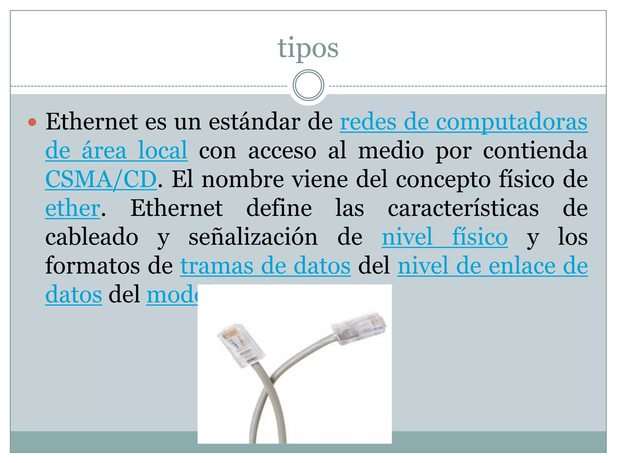 Caracteristicas De Una Red De Area Local ( | PPT