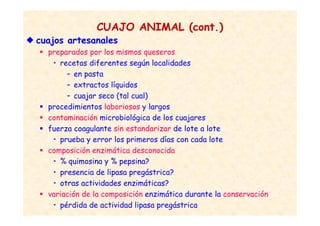 Caracteristicas distintos tipos_de_cuajos | PDF