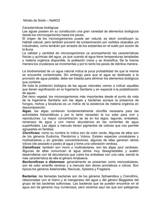 Caracteristicas para que el agua sea potable | PDF