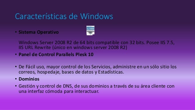 Caracteristicas De Windows