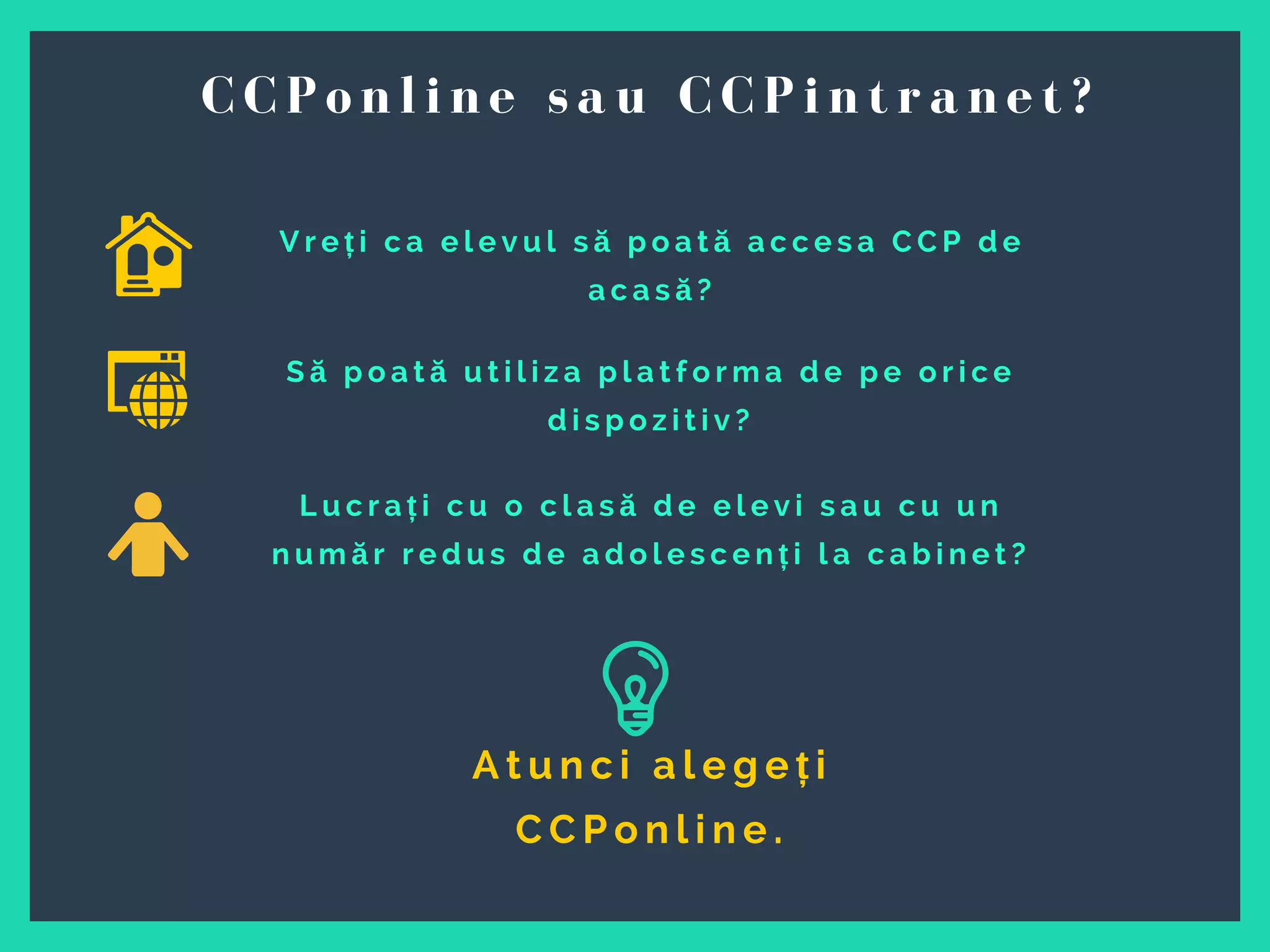 Caracteristicile www.ccponline.ro