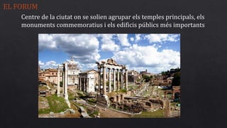 Caracteristiques generals de l'arquitectura romana | PPT