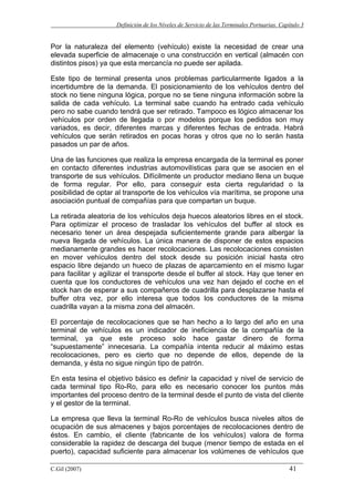 Caracterización operativa de terminales de vehiculos upc | PDF