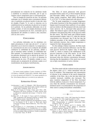 Caracterizacion parcial de peliculas preparadas con almidon oxidado de ...