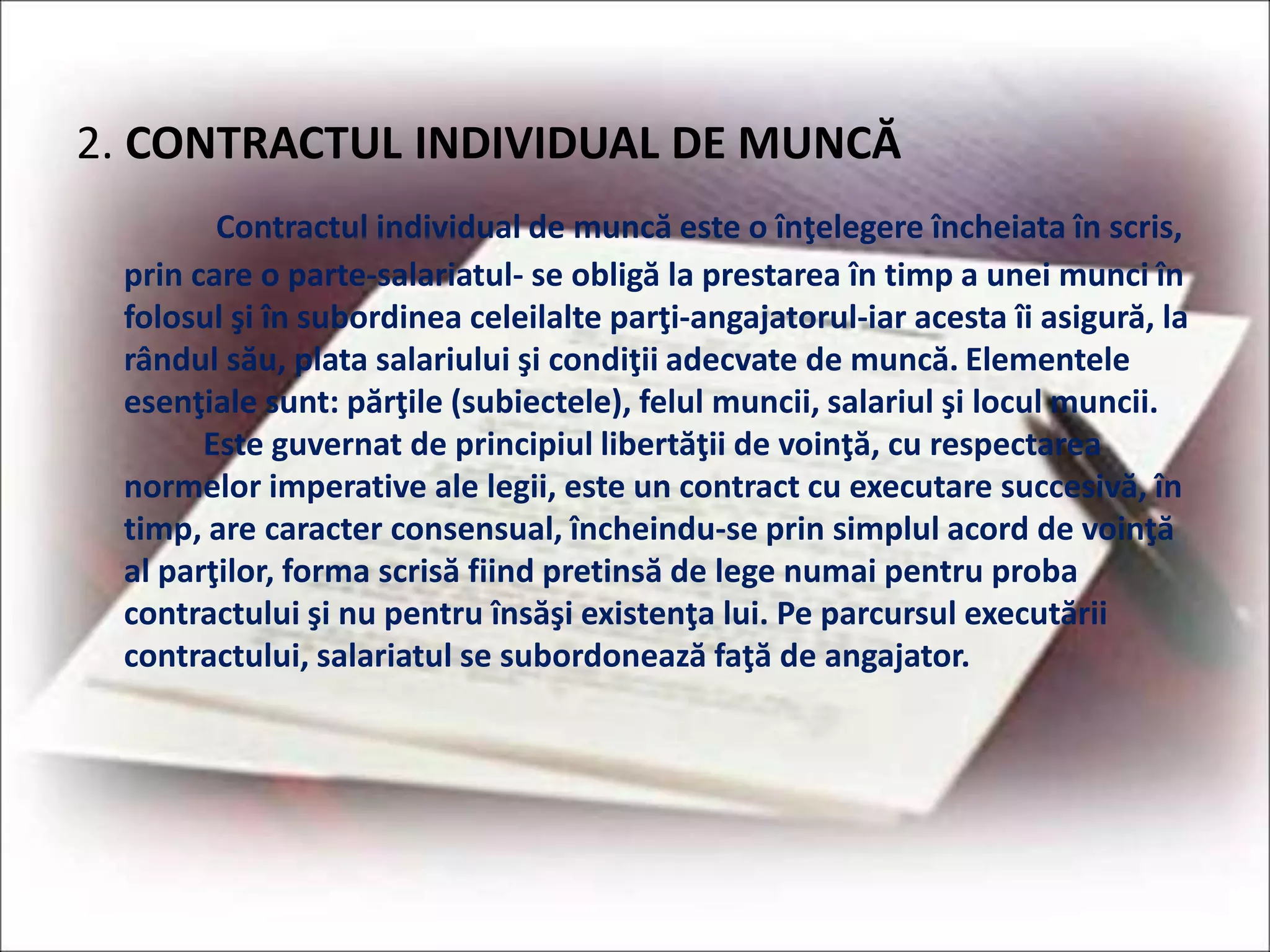 Contracte economice - caracterizare | PPTX
