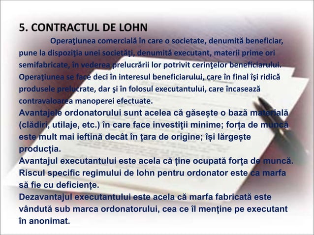 Contracte economice - caracterizare | PPTX