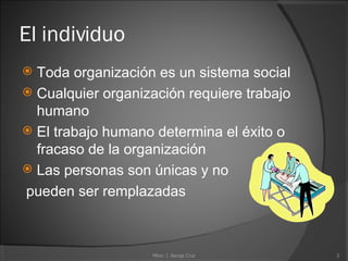 Características del individuo | PPT