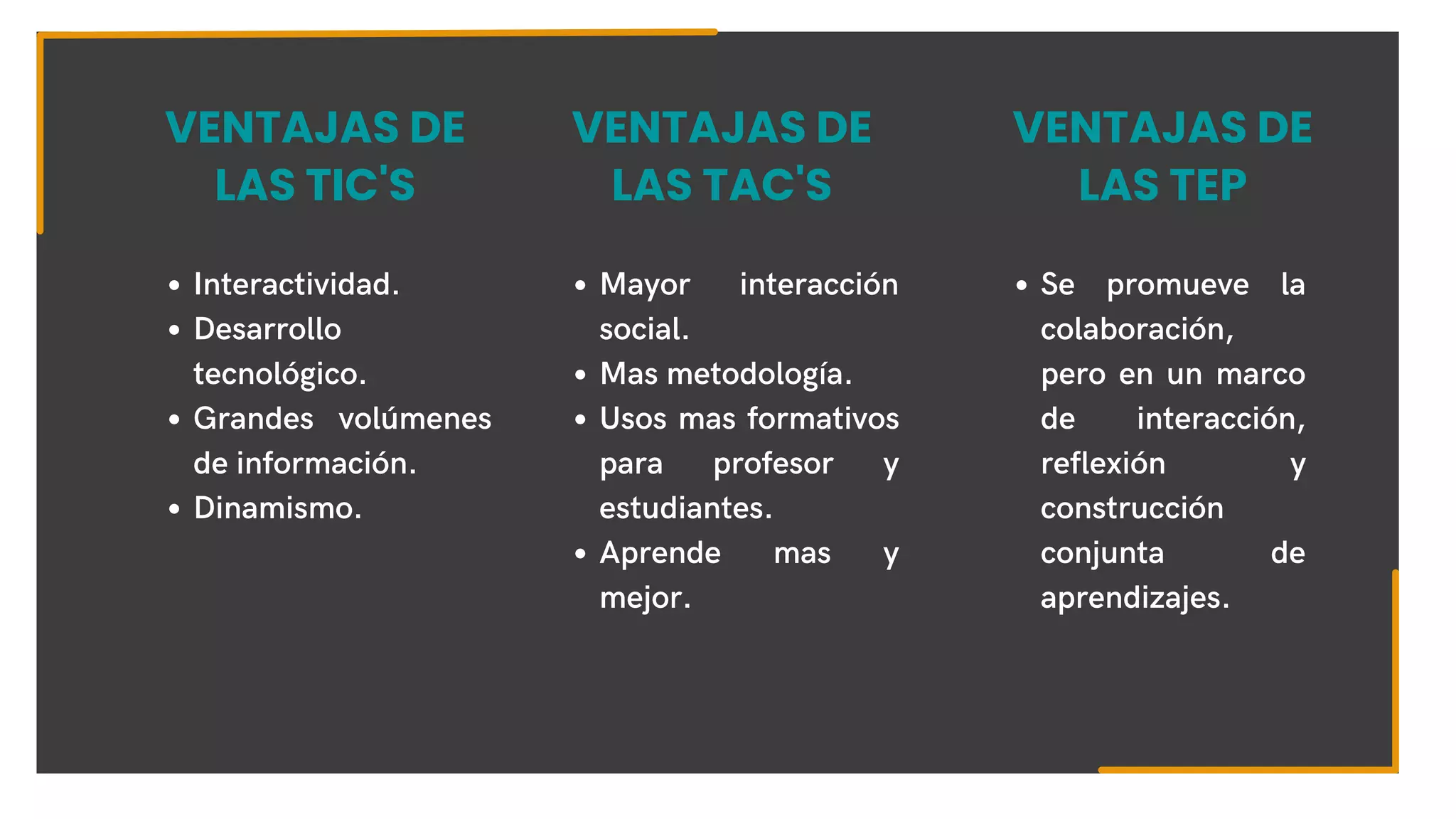 Diferencias y Ventajas de lasTic, las Tac Y las Tep | PDF