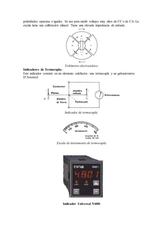Características de los instrumentos de control | DOCX