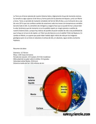 Características del sol | DOCX
