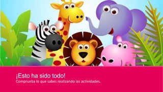 Características generales y clasificación de los animales. | PPTX