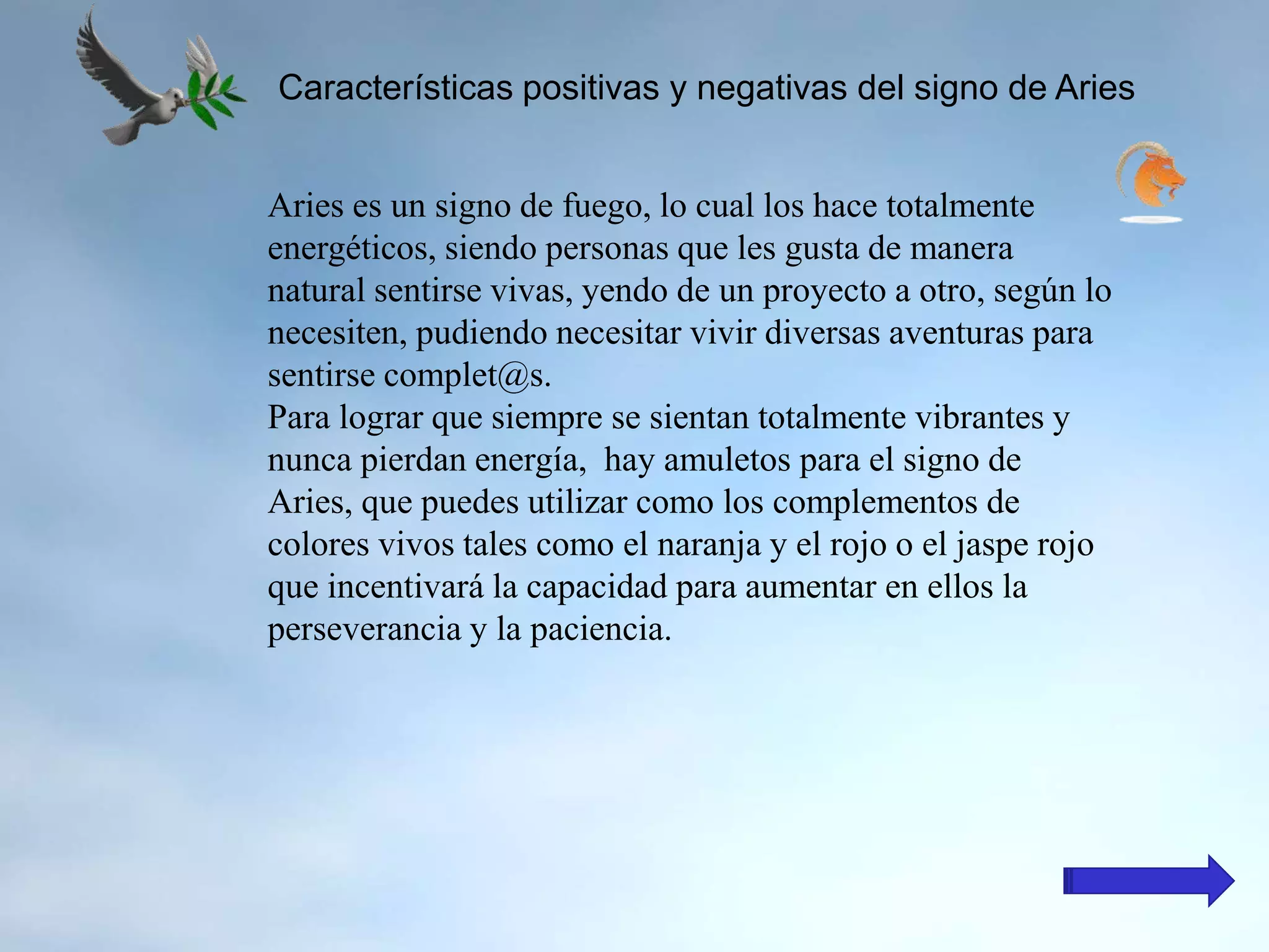 Características positivas y negativas del signo de Aries | PPT