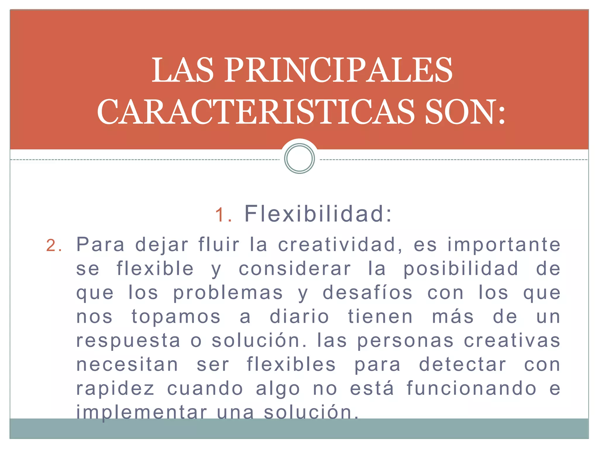 Características que definen a una persona creativa | PPT