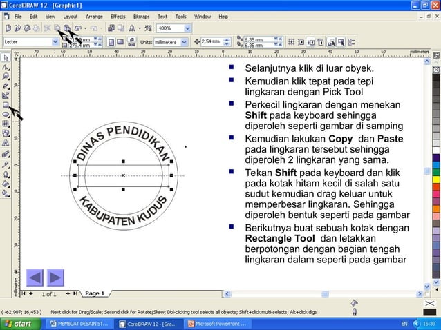 belajar cepat cara desain-stempel-dg-corel-draw.ppt