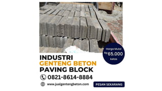Cara Efektif Merawat Paving Block agar Tidak Mudah Retak | PPT | Free Download