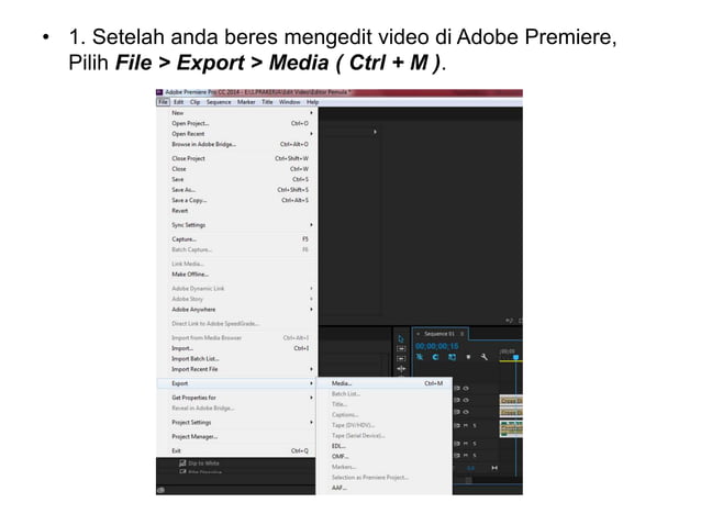 Cara Export di Adobe Premiere | PPTX