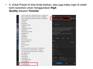 Cara Export di Adobe Premiere | PPTX