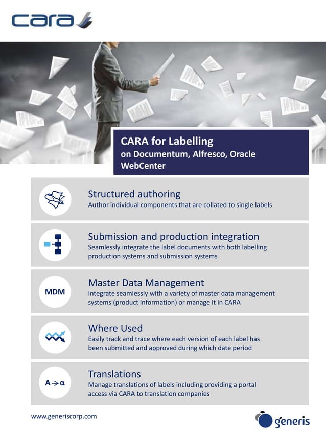 CARA for Pharmaceutical Labelling documents | PPTX | Technology & Computing