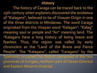 Caraga region xiii | PPTX