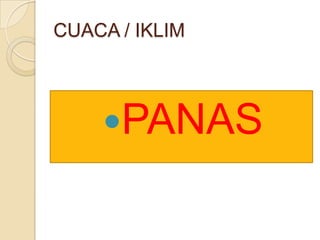 Cara haiwan menyesuaikan diri dengan cuaca melampau | PPTX