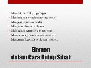 CARA HIDUP SIHAT - SISTEM ALIMENTARI | PPT