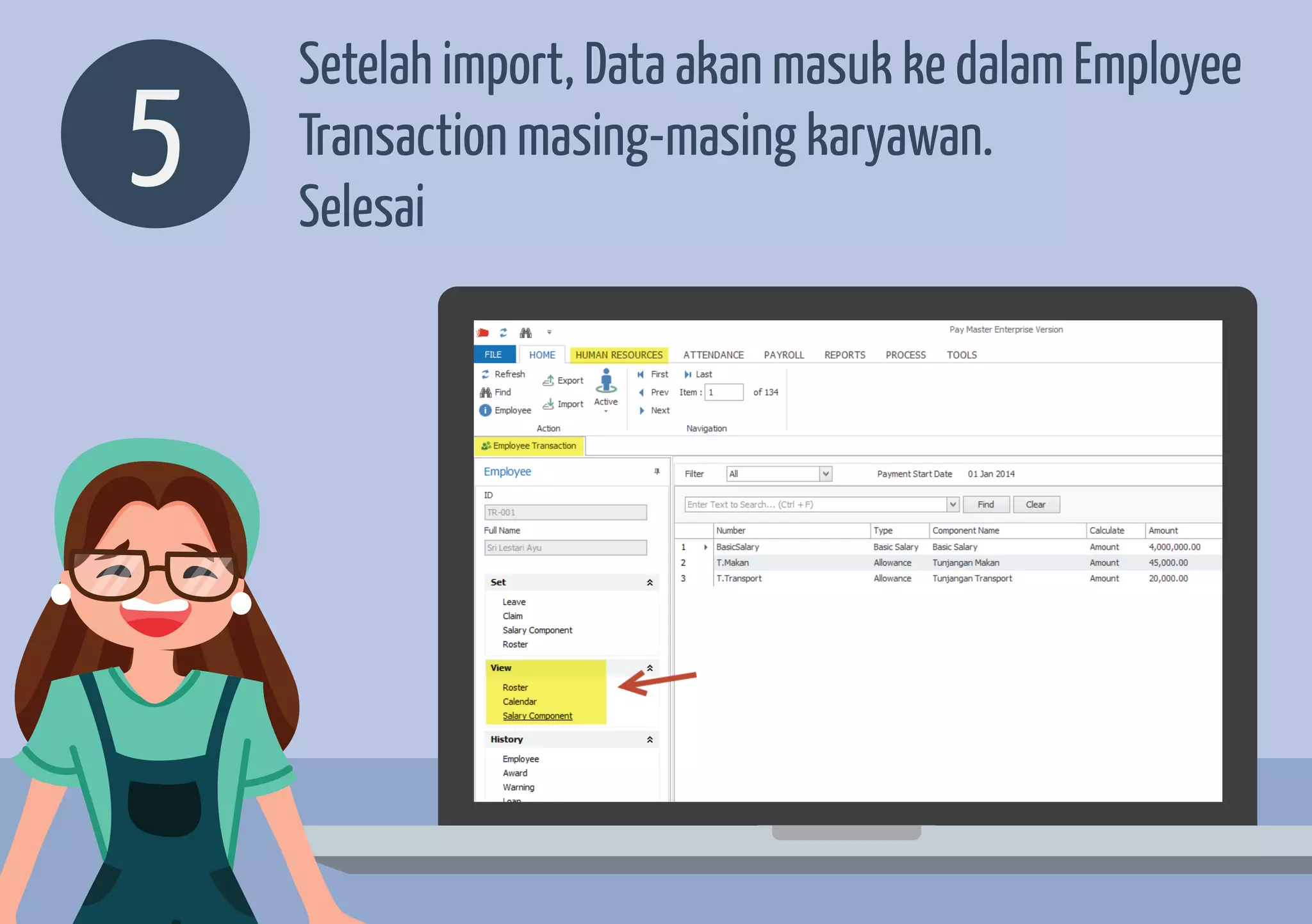 Cara Import Data Transaksi (Employee Transaction) untuk Karyawan Baru | PDF