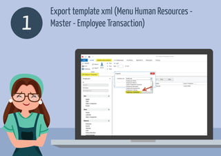 Cara Import Data Transaksi (Employee Transaction) untuk Karyawan Baru | PDF