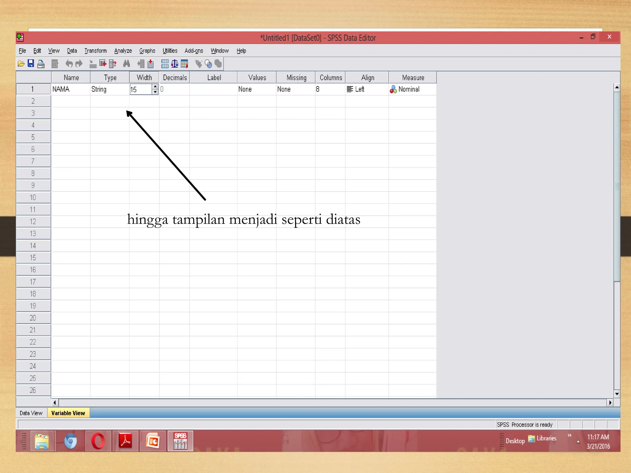 CARA_INPUT_DATA_SPSS Bu Enok pertemuan ke 2 praktik 1.pptx