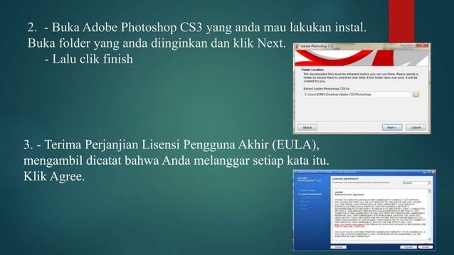 Cara instal adobe photoshop | PPTX
