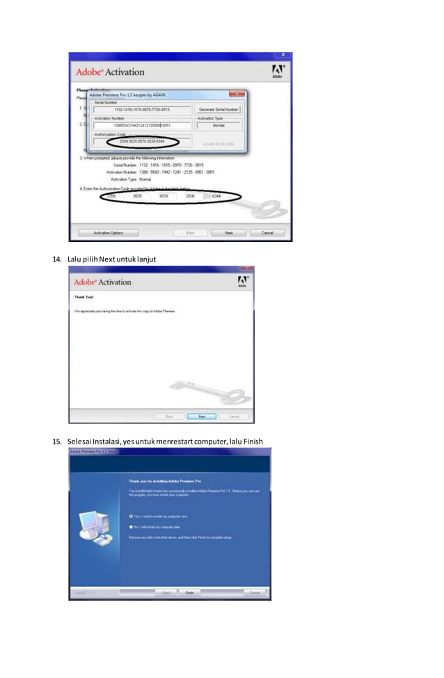 Cara instalasi adobe premier pro 1 | PDF