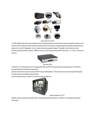 Instalasi kamera cctv dan dvr | DOCX