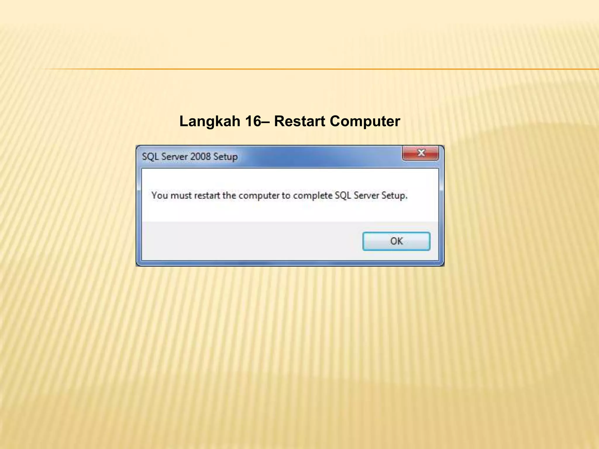 Cara instalasi sql server | PPTX