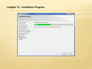 Cara instalasi sql server | PPTX