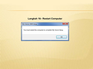 Cara instalasi sql server | PPTX