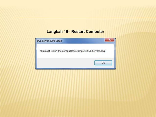 Cara instalasi sql server | PPT