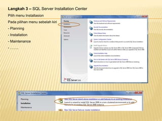 Cara instalasi sql server | PPTX