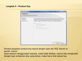 Cara instalasi sql server | PPTX