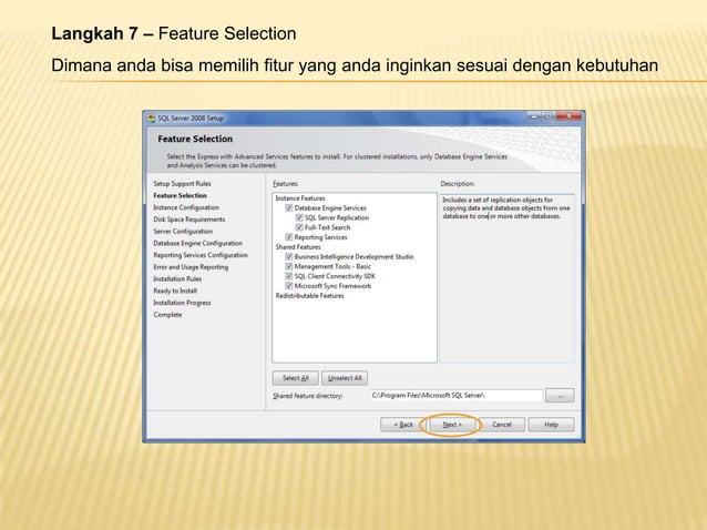 Cara instalasi sql server | PPT