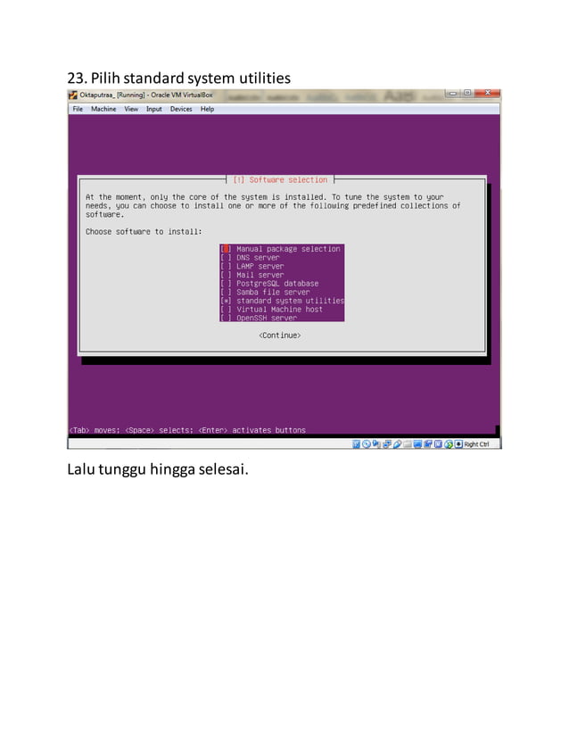 Cara instalasi ubuntu server 16.04