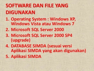 CARA INSTALL simda Keu.pptx