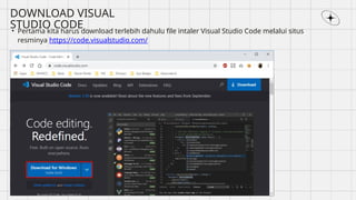 Cara Install Visual Studio Code............ | PPTX