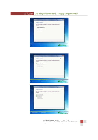 Cara install windows 7 lengkap dengan gambar | PDF