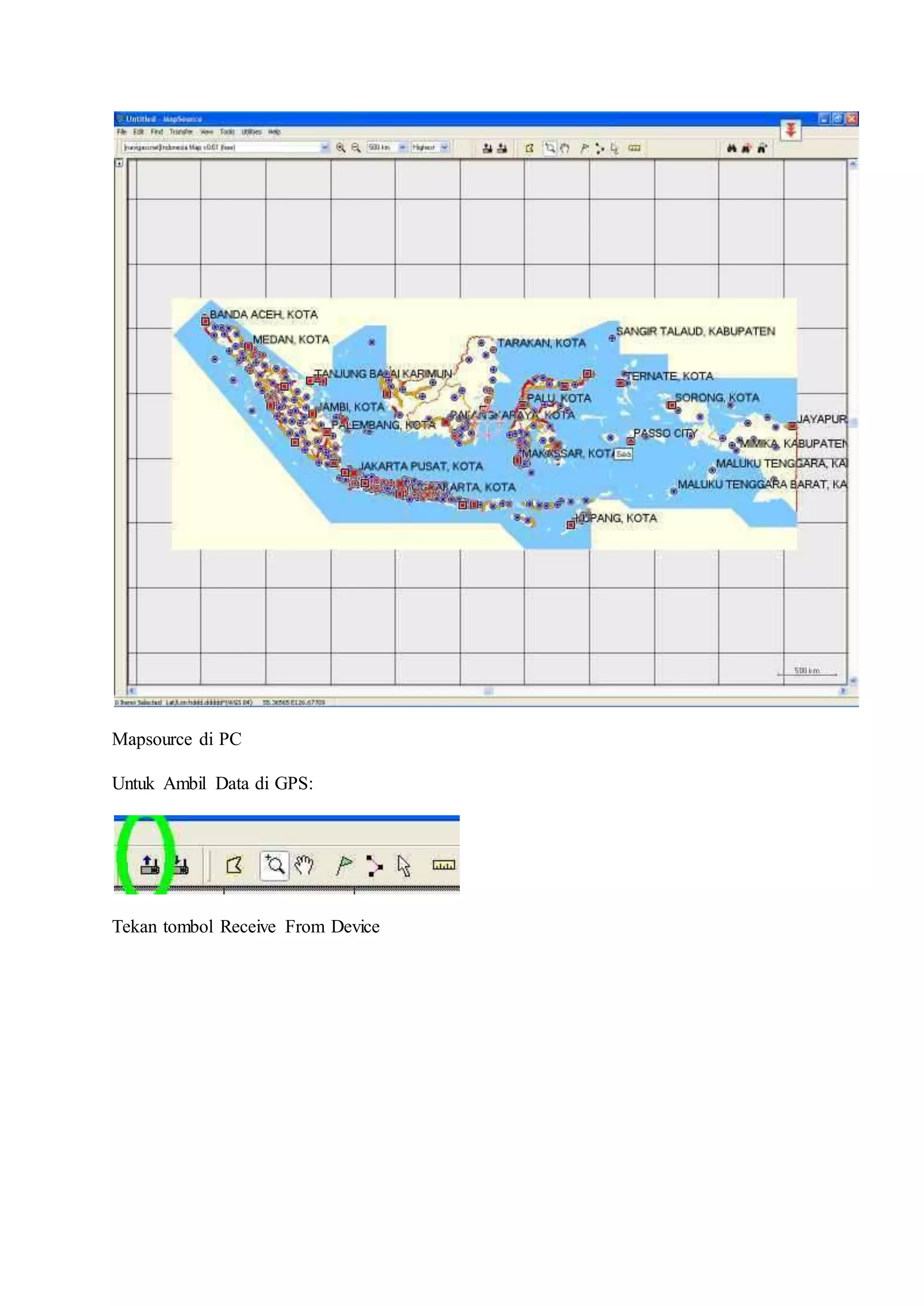 Cara instal mapsource | DOCX