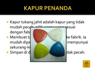 Cara jahit beg uncang tahun 6 | PPTX