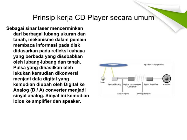 Cara kerja cd player | PPT