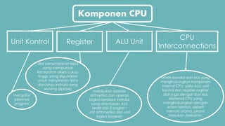 Cara Kerja CPU | PPTX