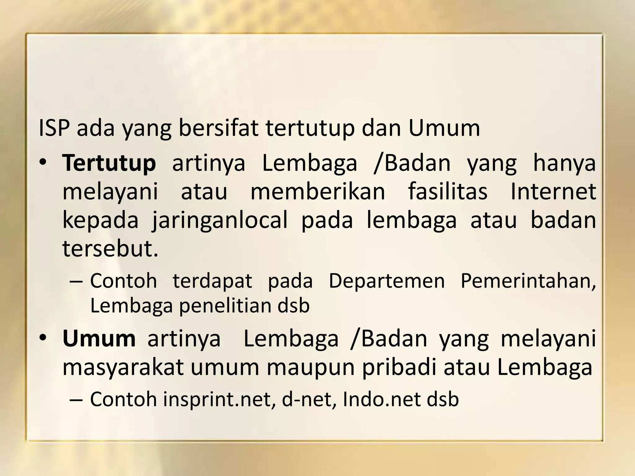 Cara kerja internet | PPT