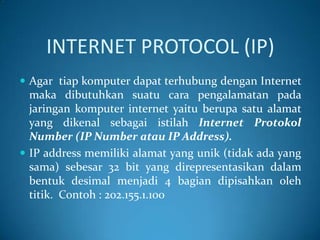 Cara kerja internet[1] | PPTX