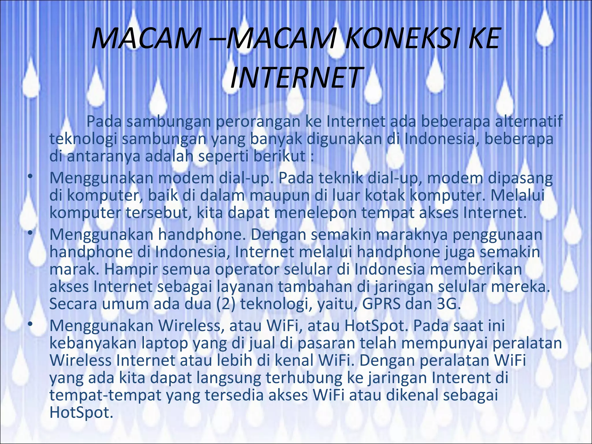 Cara Kerja Internet | PPT