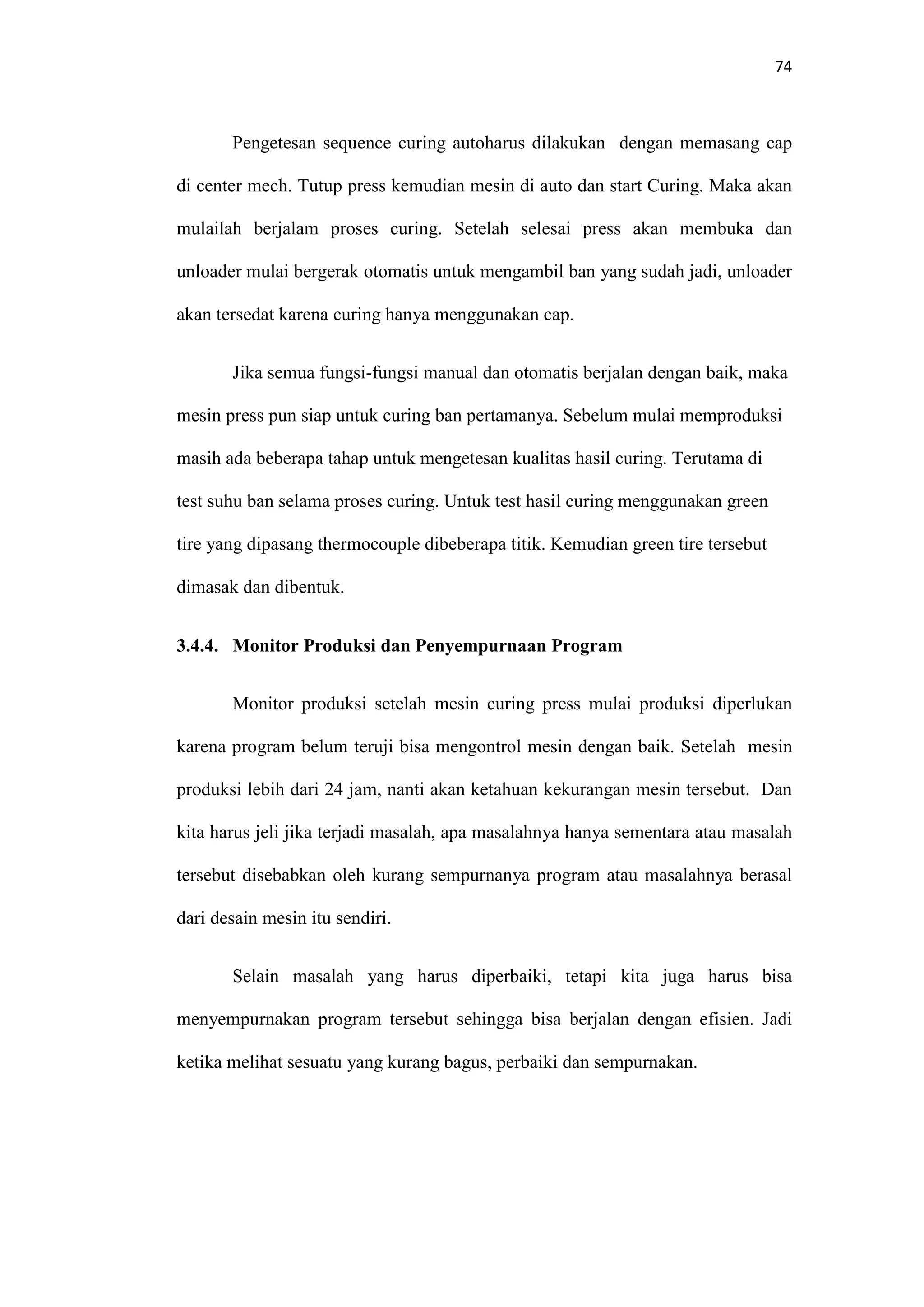 Memahami kriteria kerja mesin curing pabrik ban | PDF